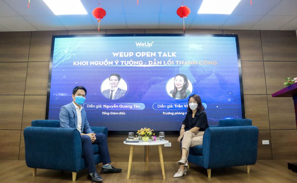 WeUp Group tổ chức chương trình WeUp Open Talk: Khơi nguồn ý tưởng