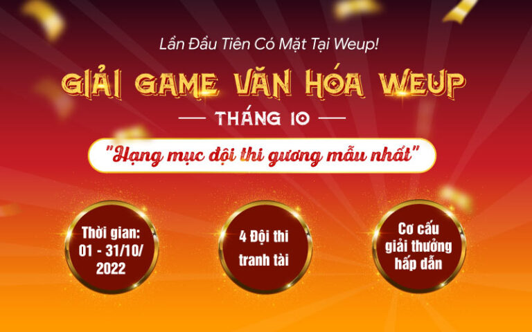 WeUp Group tổ chức Giải Game văn hóa “Together We Win”